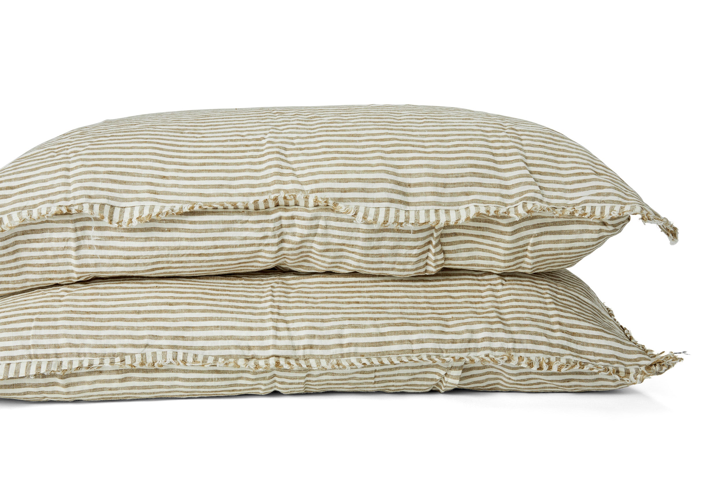 LINEN PILLOW SET OLIVE STRIPE – Citizen Nomade Store